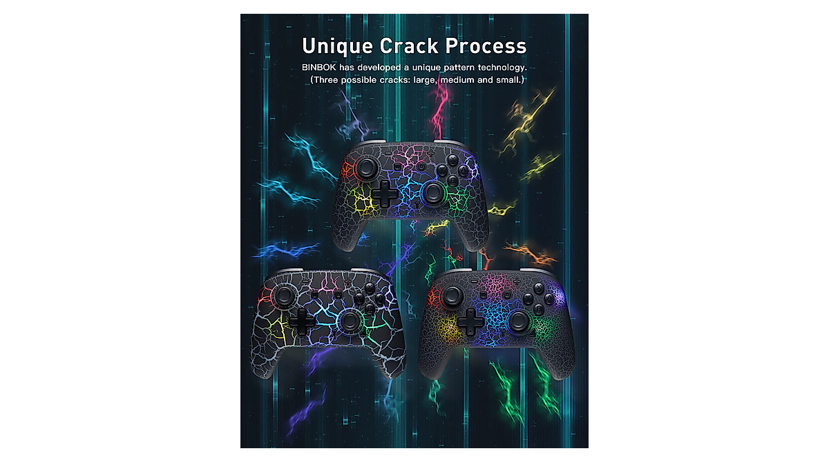 Wireless Switch Pro Controller for Switch - 8 Colors & Turbo Features
