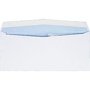 Quality Park #9 Security Envelopes, Double Window, Invoices and QuickBooks Statements, 3-7/8 x 8-7/8 Inches, Gummed, 24 lb White, 500/Box (QUA24527)