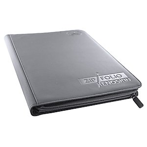 Ultimate Guard Zipfolio 360 – 18 Pocket Xenoskin Grey