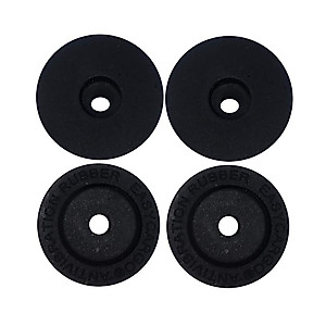 Easycargo Fan Anti Vibration Pads, Fan Damper for Noise Reduction, Silicone Damper for Low Noise Fan 80mm, 92mm, 120mm, 140mm (Black 16-Pack)