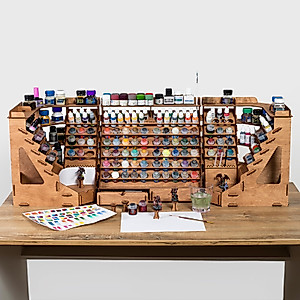 1 Modular + 2 Corner Paint Rack Organizer