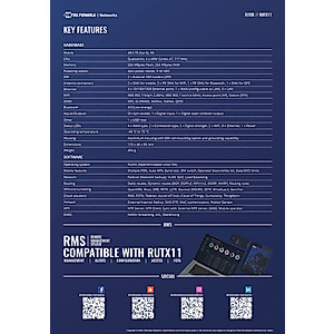 Teltonika RUTX11 Dual-SIM, 4 x Gigabit Ethernet Ports, Dual-Band AC WiFi, Bluetooth LE and USB LTE Router - RUTX11110400