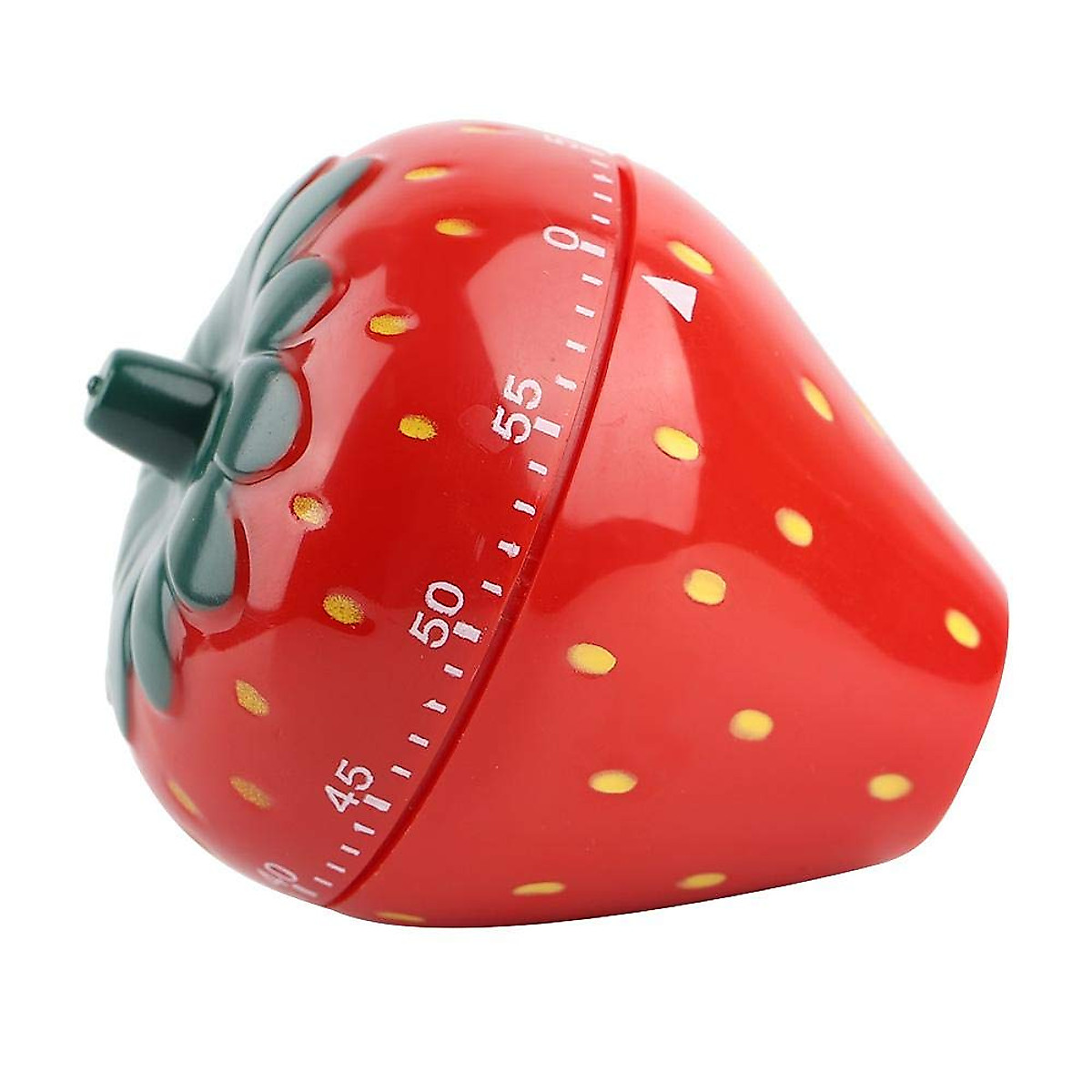Strawberry Shaped 60 Minutes Kitchen Timer Manual Cooking Timer Mechanical Time Reminder for Kitchen Alarm Home Desktop Decoration