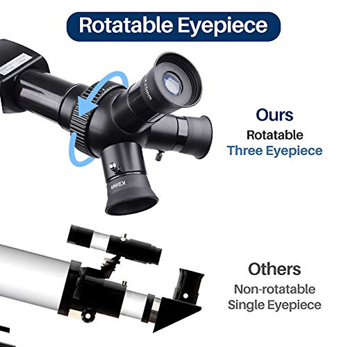 Telescopes for Adults Astronomy, 70mm Aperture 400mm AZ Mount Astronomical Telescope for Astronomy Beginners Kids Adults - Carry Bag Upgraded Tripod and Phone Holder for Photography