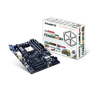 Gigabyte FM2 AMD A85X DDR3 1800 (Hudson D4) HDMI SATA 6Gb/s USB 3.0 ATX AMD Motherboard with UEFI BIOS GA-F2A85X-D3H