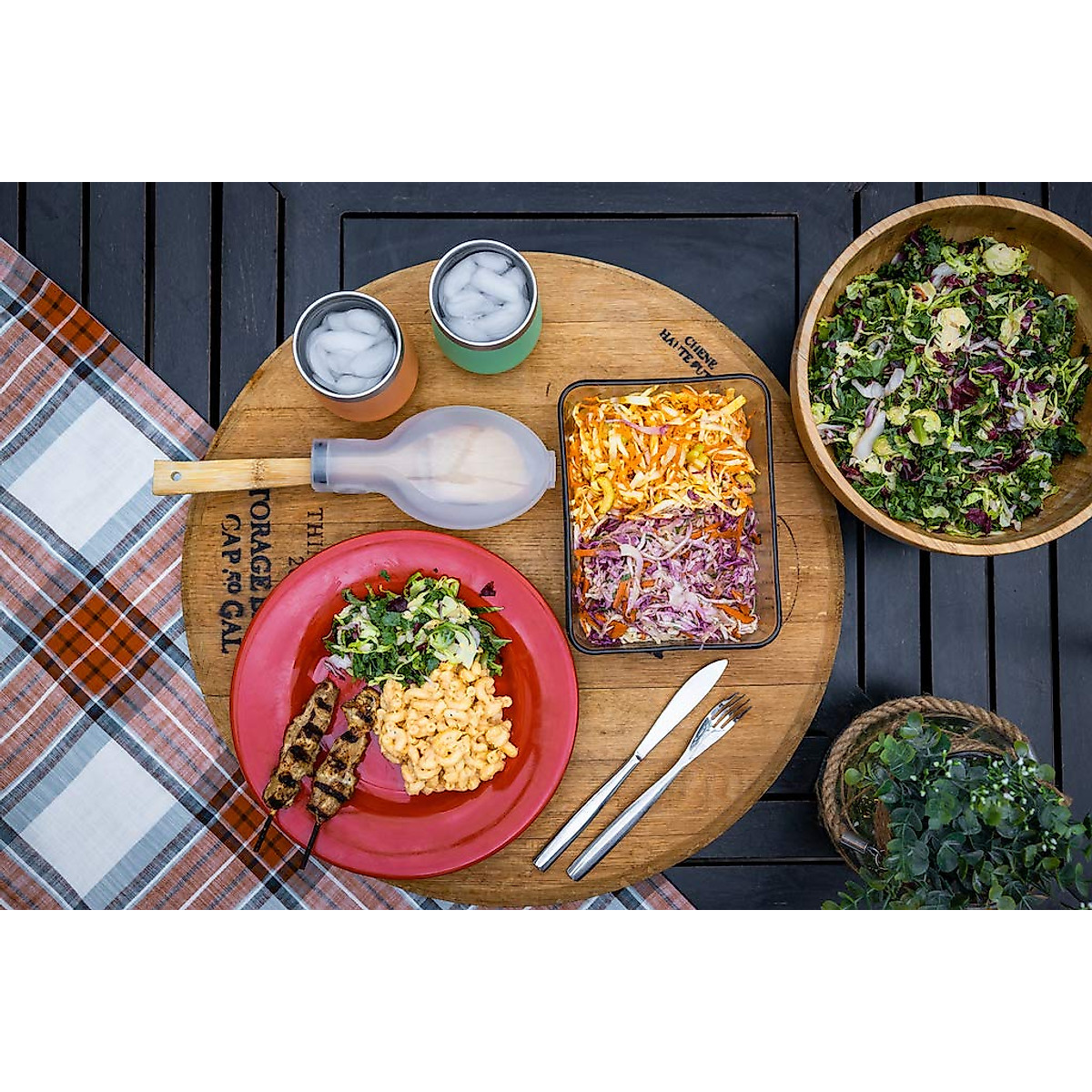 SureCover Spoon Rest for Kitchen & Grill – Sturdy, Durable Cooking Spoon Holder, Spatula Rest & Utensil Rest – 360-Degree Protective Cover – Grill Tool Rest for BBQs, Picnics, Camping, Tailgating