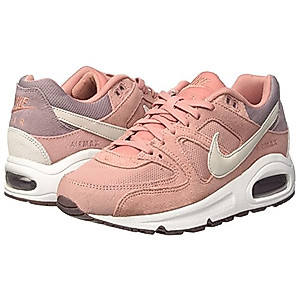 Nike womens Air Max Command Sneakers, Pink Reb Stardust Light Bone Taupe Grey White 600, 7.5