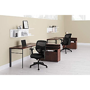 HON Prominent High Back Work Mesh Computer Chair for Office Desk, (HVL531), Swivel-Tilt, Black Fabric