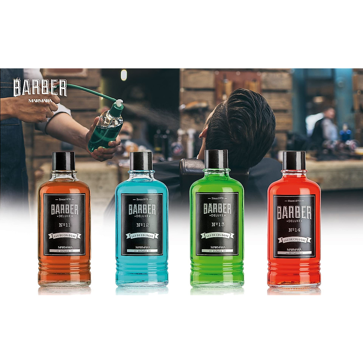 MARMARA BARBER COLOGNE Nº 13 [400ML] GREEN