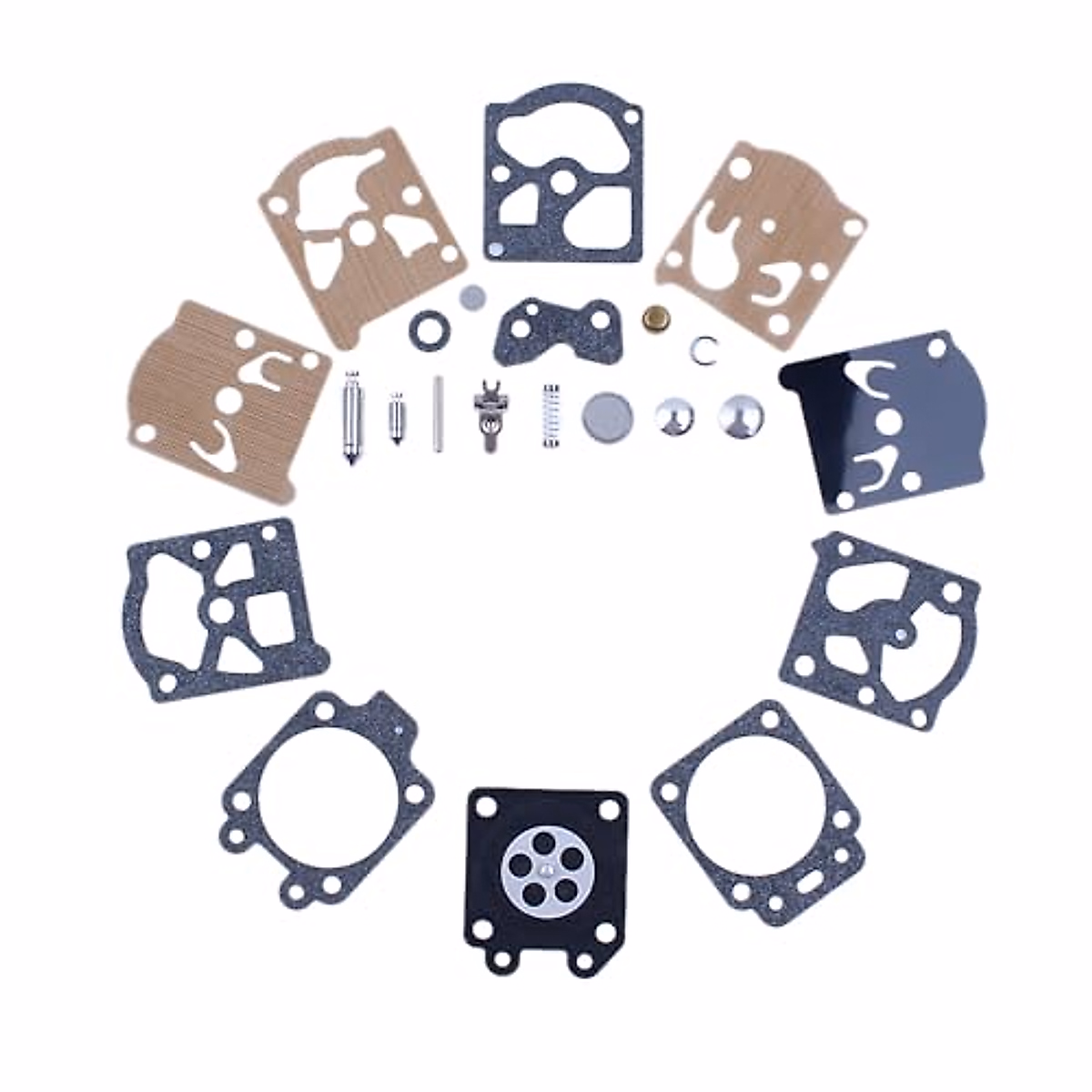 Mtanlo Carburetor Carb Repair Rebuild Kit For Walbro K20-WAT Husqvarna 55 51 455 460 Rancher Echo Poulan Pro Homelite Stihl 026 Chainsaw Trimmers Replacement Part