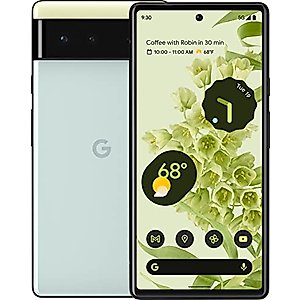 Google Pixel 6 (5G) 128GB Unlocked - Sorta Seafoam (Renewed)
