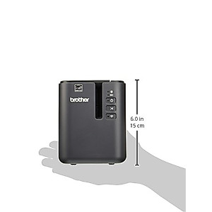 Brother P-Touch PT-P950NW Industrial Network Laminate Label Printer, Up to 36 mm Labels, Standard USB 2.0 and Serial, Ethernet, Built-in Wi-Fi®, Optional Bluetooth®