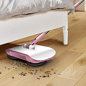 TOPINCN Household Lazy Automatic Hand Push Sweeper Broom Sweeping Machine Mop Broom Dustpan Floor Tools()
