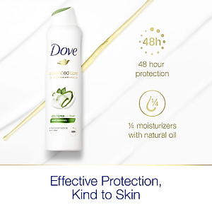 Dove Advanced Care Dry Spray Antiperspirant Deodorant For Women Cool Essentials 48 Hour Deodorant Protection 3.8 oz