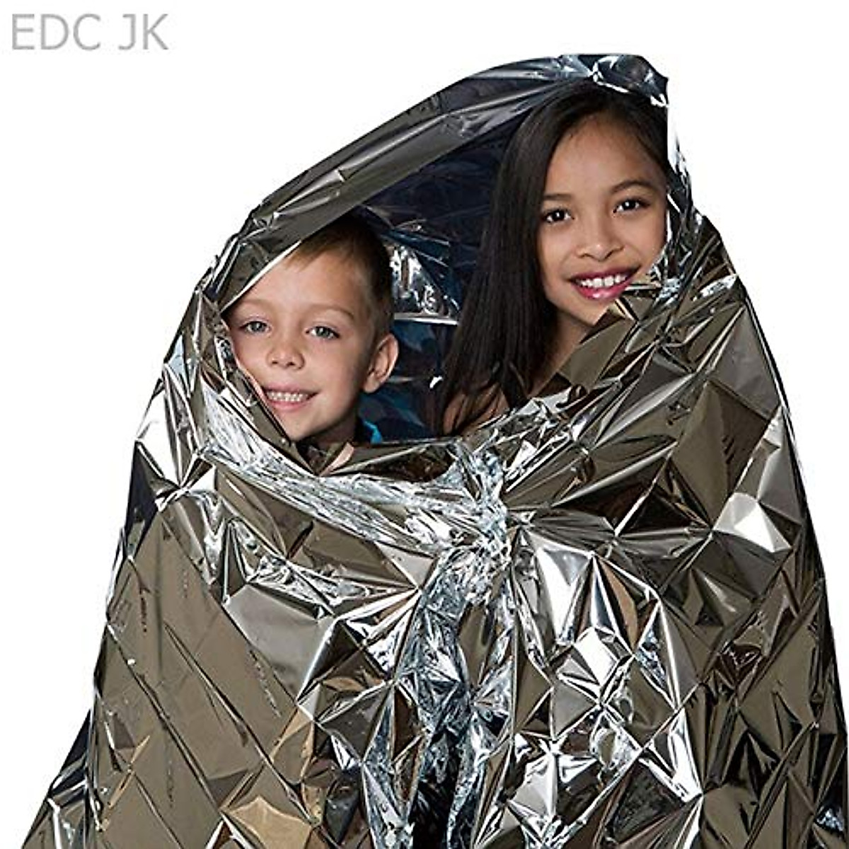 Emergency Blanket Pack-3,Foil Mylar Thermal Blankets Space Blanket 52"x82" Designed for NASA, Outdoors, Hiking, Survival, Marathons or First Aid, Natural Disasters, Retain Body Heat, Keeps You Warm.