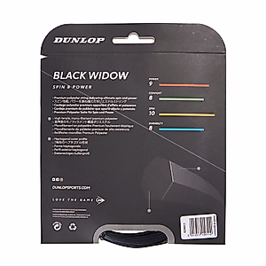 Dunlop Sports Black Widow Tennis String 1 Set 16g-40' Set