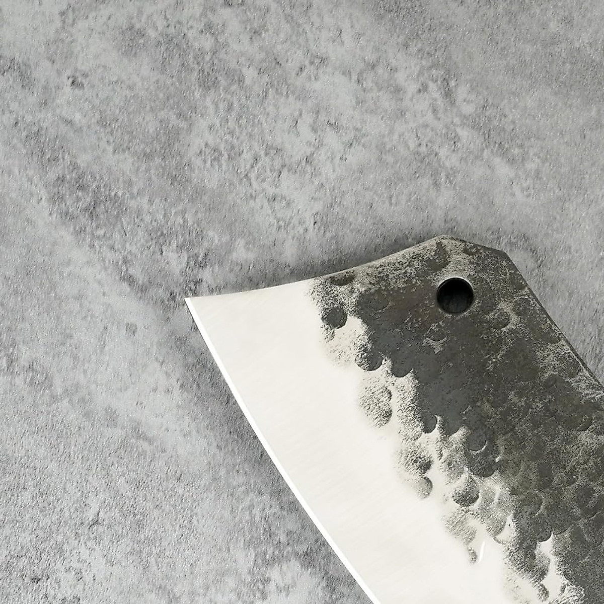 DENGJIA Chef Knife 7.2 Inch Chinese Chef's Knife and Meat Cleaver with Rosewood Handle Kitchen Knife