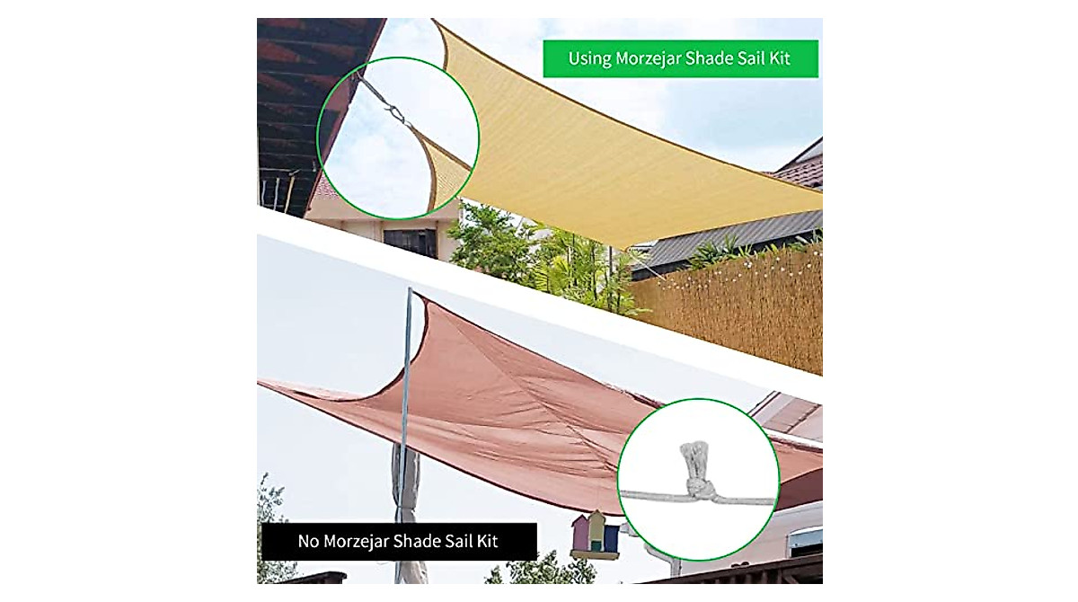 Stainless Steel Sun Shade Sail Hardware Kit - Easy Installation