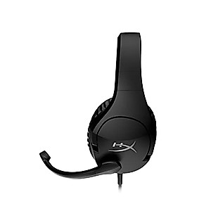 HyperX Cloud Stinger S – Gaming Headset, for PC, Virtual 7.1 Surround Sound, Lightweight, Memory Foam, Soft Leatherette, Durable Steel Sliders, Swivel-to-Mute Noise-Cancelling Microphone, Black
