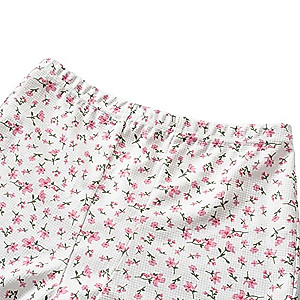 Multitrust Women Two Piece Matching Sets Knit Lounge Set Y2K Crop Tops and High Waist Shorts Summer Loungewear Streetwear (A White, S)