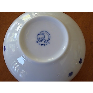 1 PC. Japanese 4.75"D Cereal, Rice Soup Bowl Porcelain OREO Cat/Made in Japan