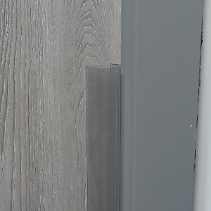 Cardea Child Safety Door Finger Pinch Guard Hinge Protector for The Front of The Door – Clear (2 Pack)