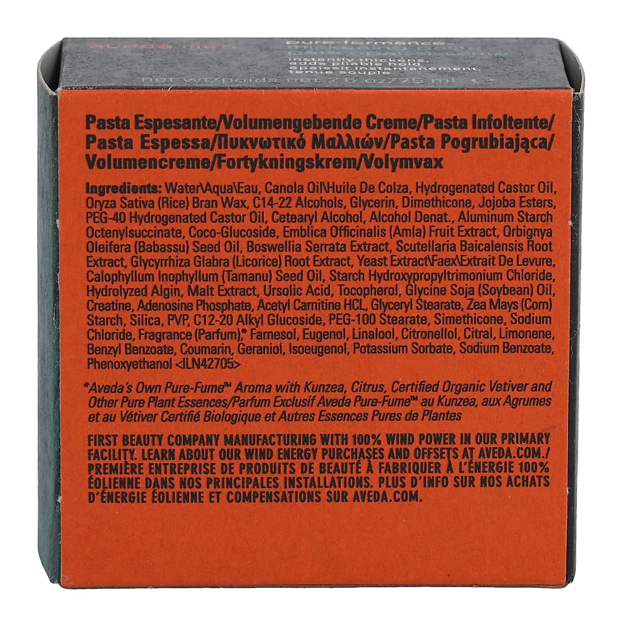 Aveda Men Pure Formance Thickening Paste 2.5 oz