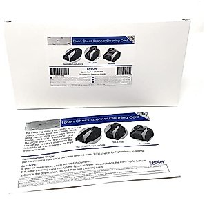 Waffletechnology Cleaning Card for Epson CaptureOne Check Scanner (540)