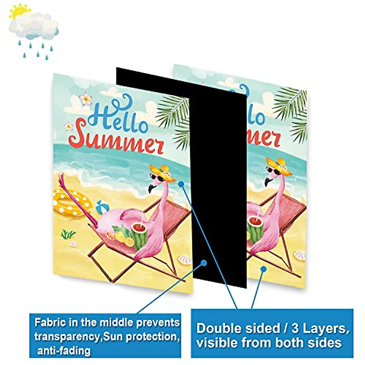 Seasonal Garden Flags Set of 12 Double Sided 12 x 18 Inch Yard Flags, Small Garden Flags for Outside, Christmas Spring Summer Fall Winter Outdoor Flags, Holiday Garden Flags for All Seasons