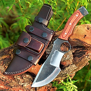 Poshland TR-2153 Custom Handmade high Carbon Steel Tracker Knife - …