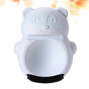 DOITOOL 1pc Fruit Plate Bowl Tv Lazy Fruit Bowl Cartoon Snack Holder Sushi Plate Cookies Chip Platter Decorative Candy Bowls Fun Shaped Dish Phone Stand Tray Fruit Tray Food White