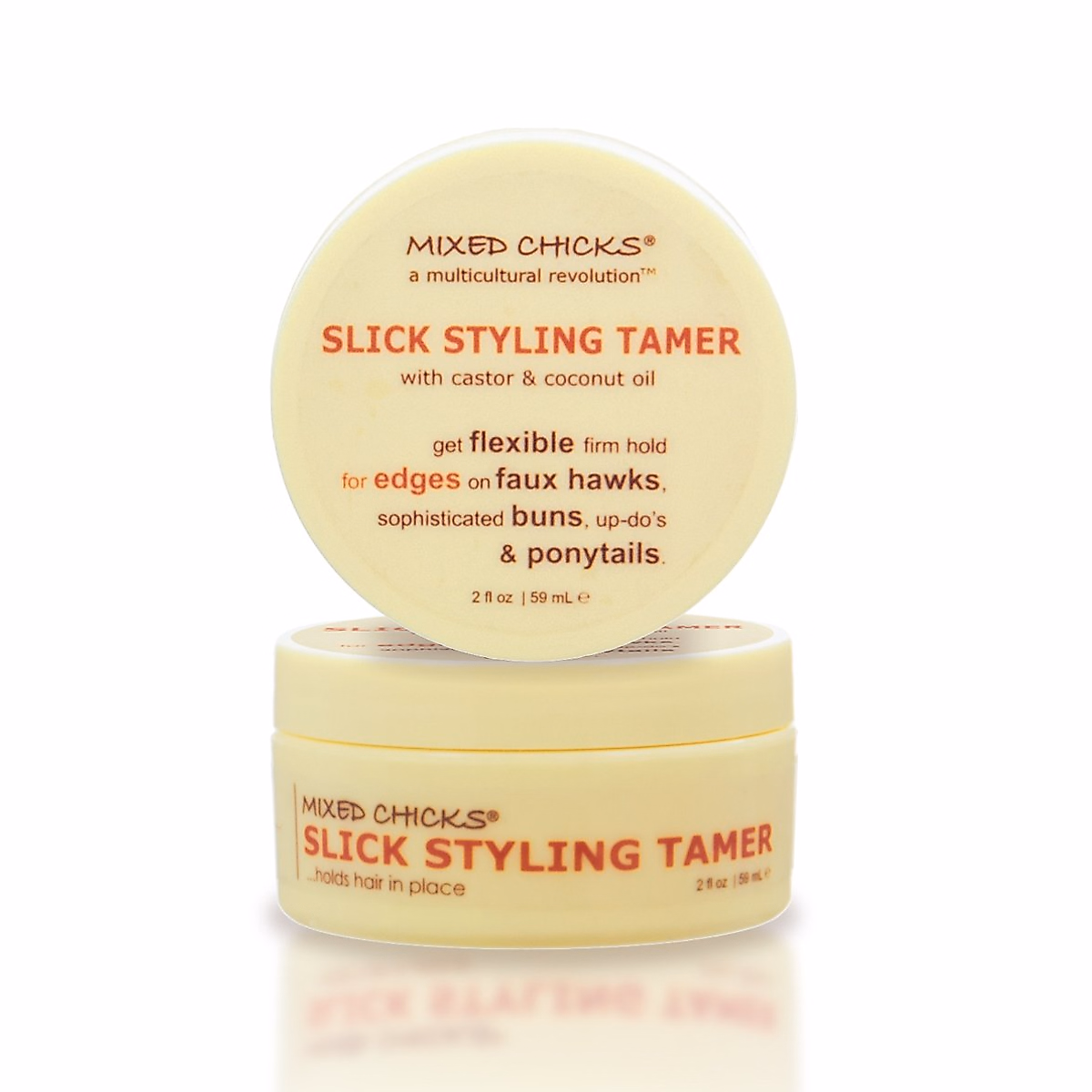Mixed Chicks Slick Styling Tamer-Edge Tamer with Castor and Coconut Oil, 2 fl. oz.