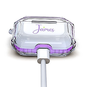 HGS Custom Case Compatible with Airpods 3 Case,Personalized Two-Color Design Sturdy Shockproof Protective Case for Airpods 3 2021,with Anti-Lost Rope