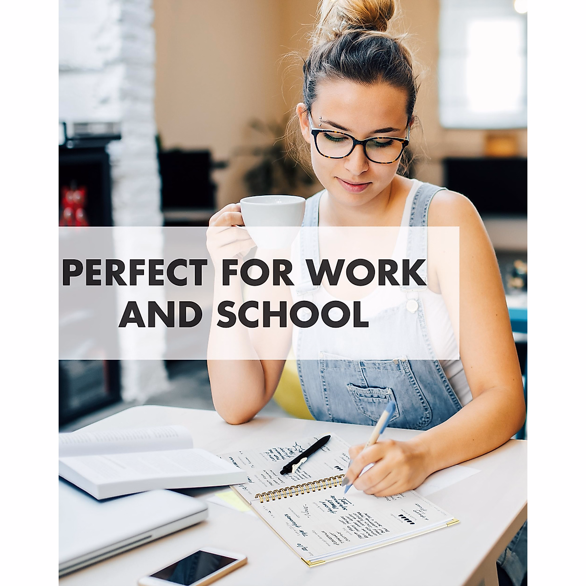 Simplified Daily To Do List Notebook - Easily Organize Your Tasks And Boost Productivity in Style - The Perfect Undated Planner And Office Supplies For Women