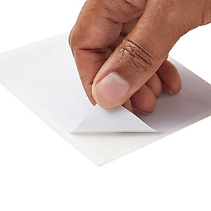 100 Pack Self-Adhesive Library Card Pockets for Book Checkouts, CDs, DVDs, Classroom Supplies (3.5 x 4.5 In)