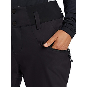 Burton Womens Marcy High Rise Pant, True Black, X-Large