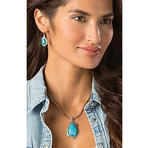 Stauer - Women's Sedona Turquoise Ring & Bracelet (Size 10)