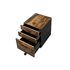 Acme Furniture Abner File Cabinet, Weathered Oak