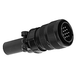 Kadimendium 14 Pin Male Plug Stainless Steel Industrial Cord Mounted Male Power Connector TIG Welding Accessories Fit for Miller Welder