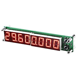 PLJ-8LED-H RF Frequency Counter Cymometer Tester Module 0.1~1000MHz (Backlit Font red)
