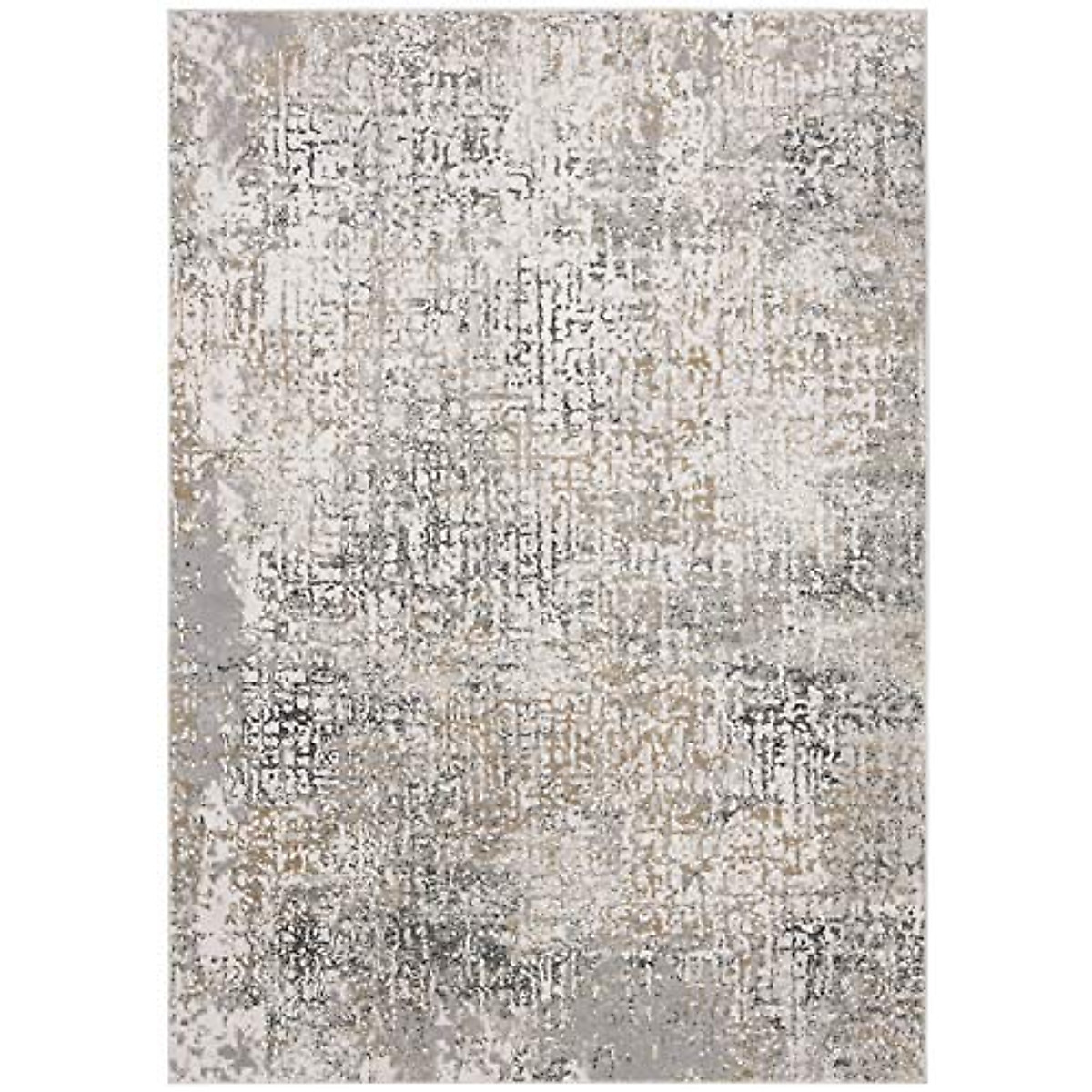 SAFAVIEH Vogue Collection 5'3" x 7'6" Beige/Grey VGE117A Modern Abstract Area Rug