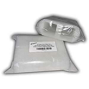 12 Foam Pre-Filters for Drinkwell Stainless Steel 360, Lotus, Avalon, Pagoda Water Bowl (White)
