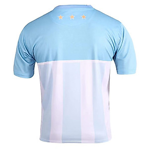 SINLEISI Argentina 2022 World Cup Fan Soccer Jersey (Argentina, Medium)