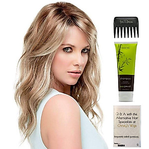 Bundle - 4 items: Rachel Wig by Jon Renau, Christy's Wigs Q & A Booklet, BeautiMark Synthetic Shampoo & Wide Tooth Comb - Color: 6F27