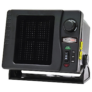 Original Tractor Cab 12-Volt Direct Hook-Up Ceramic Heater/Fan with Swivel Base