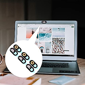 SOLUSTRE 18 pcs for Sticker Cute Shutter Ultra Phone Thin Lens Webcam Laptop Slide Cam Tablet Blocker Adhesive Camera Cat Web Privacy Computer Ultra- Covers Smartphone Ultra-Thin Cover