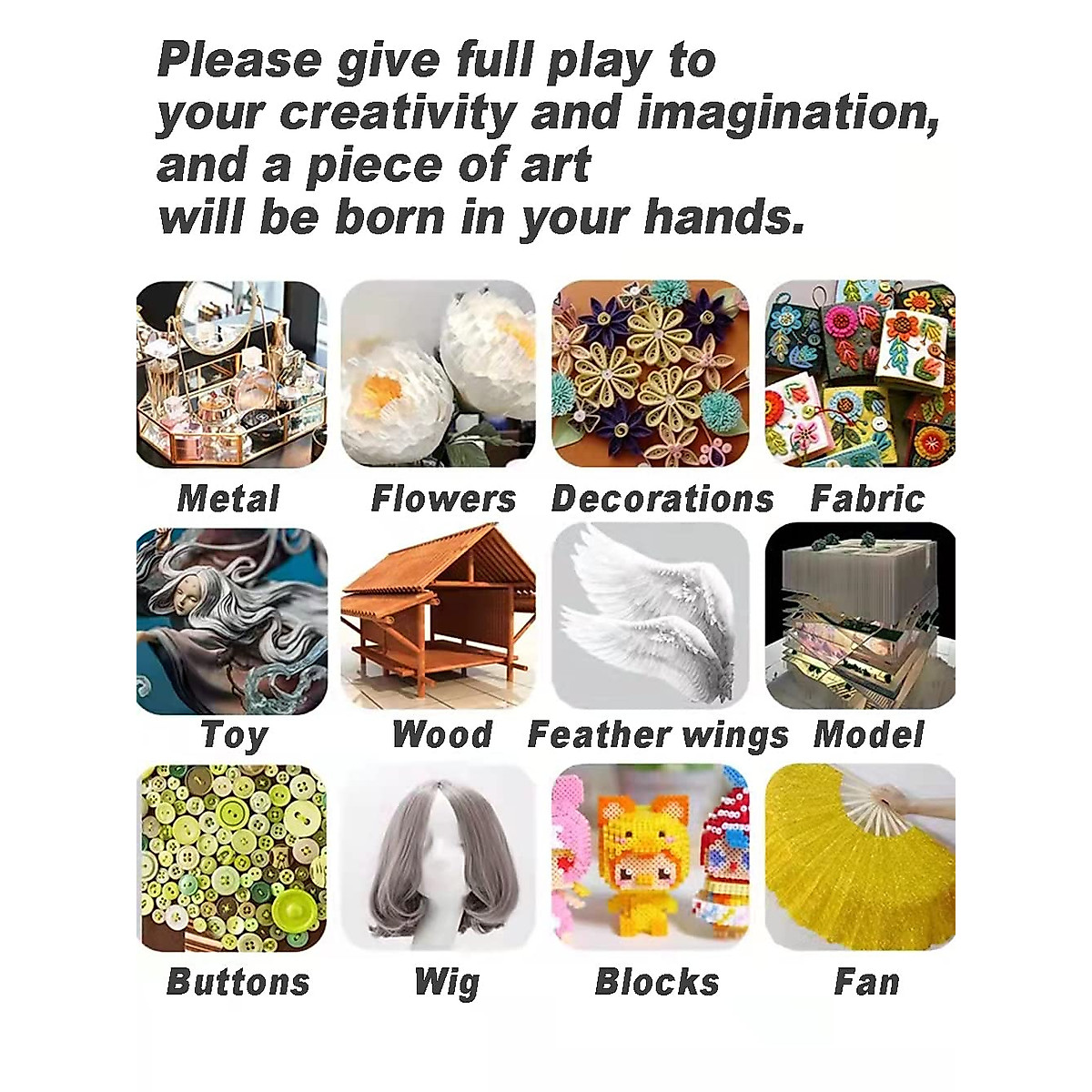 Toy glue 20g,Craft glue,Toy Craft glue quick dry clear,Instant super glue for Toy,Toy model,Craft,DIY,Metal, Plastic, Rubber, Wood, Leather,Card Making,Photo,Model,Decor,Crystal,Scrapbooking