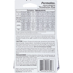 Permatex 24300-6PK Surface Insensitive Threadlocker Blue, 0.34 oz. (Pack of 6)