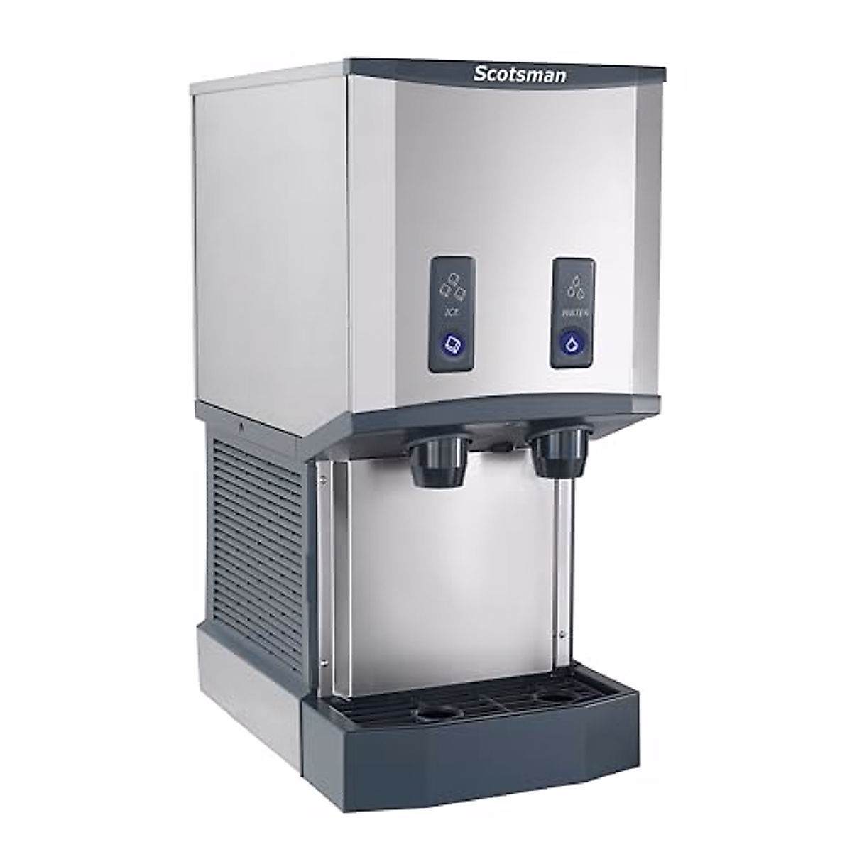 Scotsman HID312AB-1 Meridian Push-Button Countertop Nugget Ice & Water Dispenser, Air Cooled - Up to 260 lb. Production, 12 lb. Storage