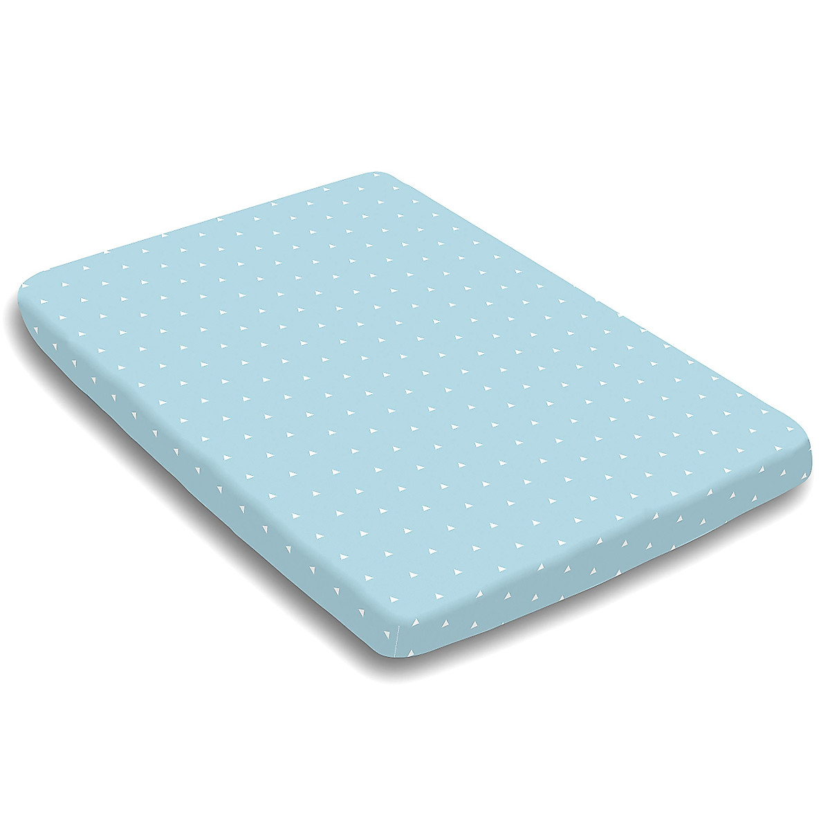 Pack n Play Sheets – Pack and Play Sheets 4 Pack – 100% Super Soft Jersey Knit Cotton Playard Mattress Sheets – Portable Playpen Sheet – Fitted Play Yard Mini Crib Sheet For Boy & Girl (24 x 38 x 5)